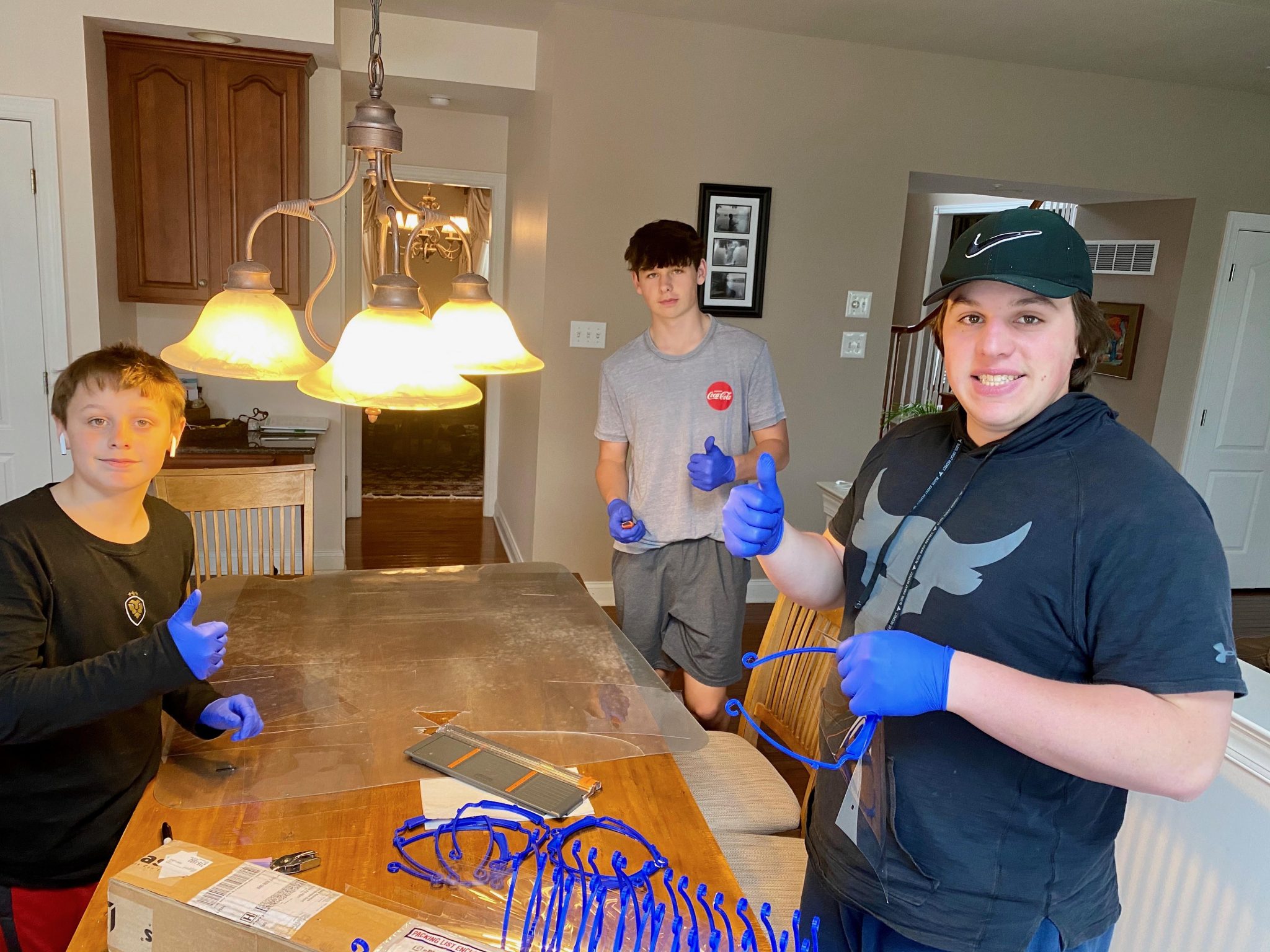 Devon Prep Students Make Face Shields For Frontline Workers From Home ...