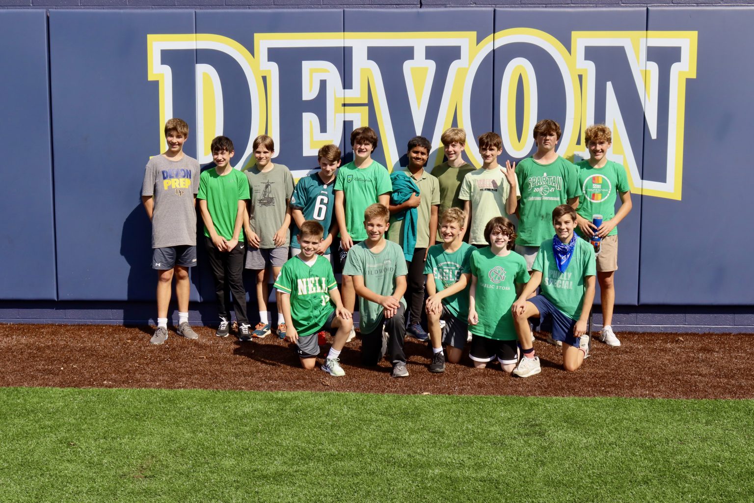 Middle School Field Day hosted on the new turf field! - Devon Preparatory School