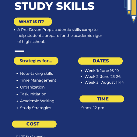 Study Skills Summer Camp - Devon Preparatory School
